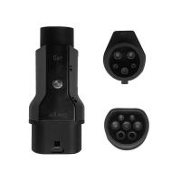 China PC Copper 32A 220V GBT to Type1/J1772 Converter ev charging adapter for Type1 car GBT charging pile purpose for sale