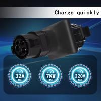 China CE Certificate 32A 7kw Type1 EV Charging Station to AC Charger Discharge Adapter Head Output Power for Three Hole Portable Car Charger for sale