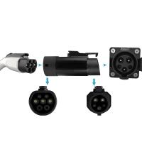 China PC Copper Material and Suitable for 220V Input Voltage GBT to Type1/J1772 Converter EV Car Charge Adapter 220V 32A 7KW for sale