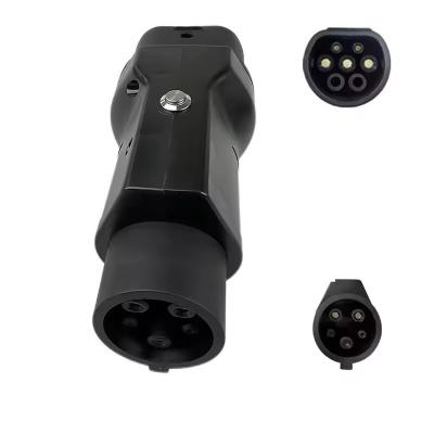 China GB/T to Type1 EV Charger Adapter for Electric Car Car Side Plug Electric Vehicle Connectors Charging Adapter for sale