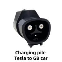 China Car side Plug Portable Ev Charger GB car To forTesla Ev Charger Adapter 32a Convertor for Tesla Ev Car Charger Adapter for sale