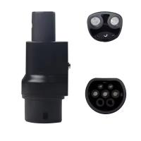 China 220v Black Electric Vehicle GBT to Tesla Adapter 7kw Ev Socket Charging Function for EV Charging Adapter for sale