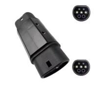 China GBT to Type 2 For ev charger Adapter connector for electric car 7kw 220v 32A Car side Plug and Output Current 32A for sale