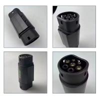 China GBT to Type 2 For ev charger Adapter connector for electric car 7kw 220v 32A Car side Plug and Output Current 32A for sale