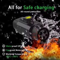 China GBT Charging Connector 's 7KW 220V 32A Type1 to GBT EV Charger Adapter with Output Voltage 220v/230v/240v for sale