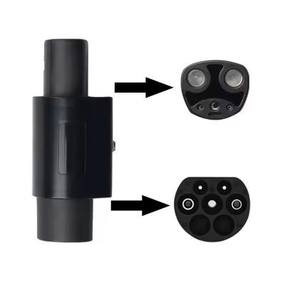 China Type2 to Tesla EV Charging Adapter 32A AC Type2 Charging Pile for Tesla Car 220V 32A 7KW for sale