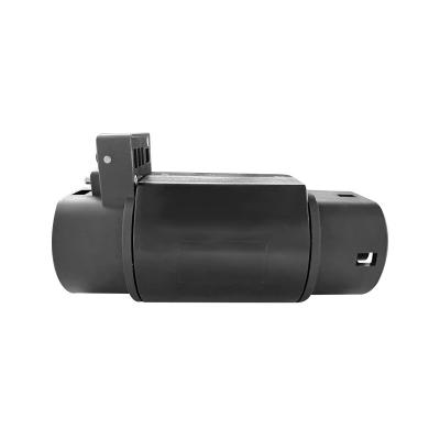 China GBT to Type2 ev charger adapter AC charging station connector with lock 220V converter Certificate CE Approved PC Copper for sale