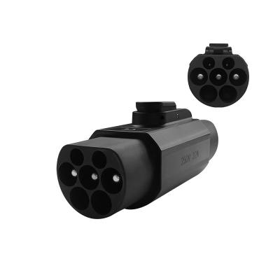China GBT Car Charger Plug Type2 Adapter 7Kw Single Phase with Lock and Power Off Button Upgrade Your Electric Car Charging for sale