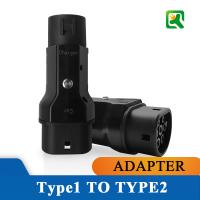China 220V 32A 7KW Type1 to Type2 Electric Car Adapter Output Current 32A Purpose for Retrofit/Upgrade for sale