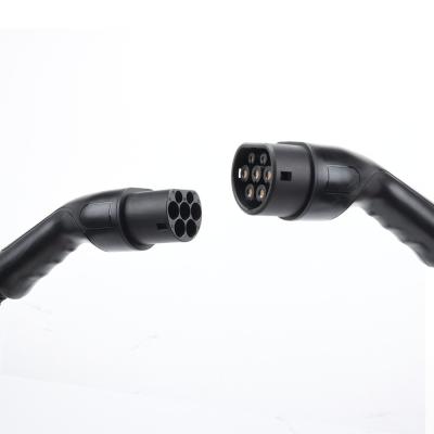 China EV Charging Cable Connector 1 Phase 32A 7kw Portable EV Car Charger Type 2 Extendable for sale
