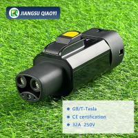 China GBT EV Charger Adapter for Tesla Car Rated Voltage 220V Black White Customized Plug 220V 7kw 32A for sale
