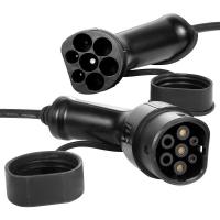 China 3 Phase 32A Portable Electric Car Charger Cable Extension Cable Dual Head for Type 2 Convenient and Portable at Workerbee for sale