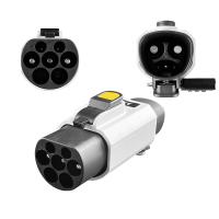China GBT Electric Vehicle 7KW 32A Tesla to GBT EV Charger Converter for Single Phase Charging Interface Standard for sale