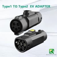 China Portable EV Charging Stations for Energy Vehicles 32A Rated Current 7kw Rated Power and J1772 Plug Type1 to Type2 Adapter for sale
