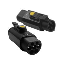 China 7kW 220V 32A Portable Type2 to J1772 EV Charger Adapter Type1 Adapter for Type1 EV Cars Energy-saving Design for sale