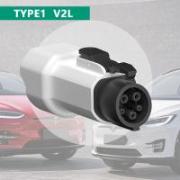 China 220V Electric Vehicle EV Charger Converter Adapter for Retrofit/Upgrade Type1 v2l 16A Discharge EVSE Charging Connector for sale