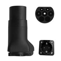 China 16A GBT V2L EV Charging Station Adapter Male Plug with Schuko Socket 220V AC For Electric Vehicle Charging Adapter for sale