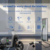 China Black 16A 220V 3.5KW EV Charger Adapter Output Power for Car EV Discharger V2L Head Type 2 Charging Station V2L for sale