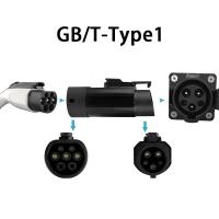 China 32A Output Current Portable EV Converter Charging Station GBT Charging Pile Adapter to Type1/J1772 ev Car 220V 7KW for sale