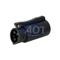 China Portable EV Plug J1772 EV Vehicle Charging Plug Adapter 80Amp Tesla To J1772 Adapter for sale