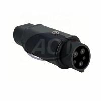 China J1772 Electric Vehicle Charging Adapter Type 2 to Type 1 with Start / Stop Button for sale