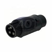 China J1772 Electric Vehicle Charging Adapter Type 2 to Type 1 with Start / Stop Button for sale