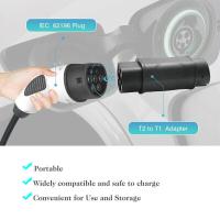 China OEM PVC CE Certification Electric Vehicle Charger Type1 to Type2 Adapter Converter EV Charger for sale