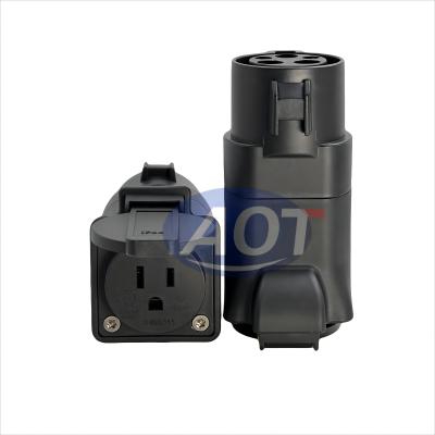 China 2019- EV Charger V2L Discharge Adapter Type 1 to US USA Socket Year 2019- for Power Outlet 110V-240V for sale