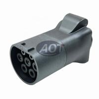 China High Temperature Resistant PC AOTAI Type 2 Female to Schuko Adapter EV Connector Adapter for BYD Xiao Peng Car for sale