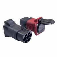China EV Charger Type 2 Female to US USA Socket 230V Adapter for A Power Outlet High Temperature Resistant PC for sale