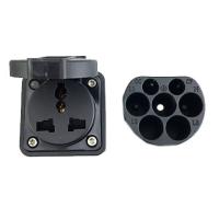 China GBT Car V2L Discharge Socket with Universal Socket Support Customization and Outer Packaging Carton for sale