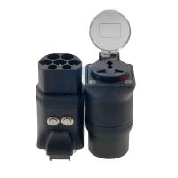 China 12V/24V Multifunction EUR Standard Switch Discharge V2L Type 2 Male to Schuko Plug for Green Vehicle Purpose Replace/Repair for sale