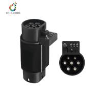 China GBT Double Female Ev Charger Adapter Female Type 2 To GBT Ev Adapter AC250V 32A Type2 Mennekes for sale
