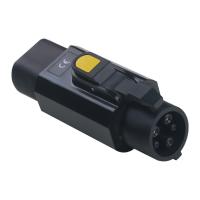China Highly Electric Vehicle Charger Type 1 Male Adapter To Type 2 Female Ev Adapter Convertor Sae J1772 Type1 To Type2 Adapter for sale