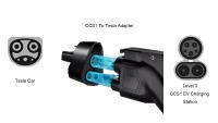 China CCS1 to Tesla EV Charger Adapter 250A for Energy Tesla IP Degree Charging Station IP 55 Efficiency ≥98 for sale