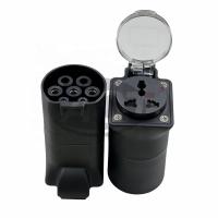 China BLACK AOTAI V2L EV Adapter Type 2 Female to AC adapter for XPENG G9 BYD NIO car 16A current for sale