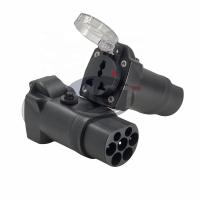 China 10-18A Current Overload Protector Type 2 to AC Adapter Type2 Male Charger for AOTAI EV BLACK for sale