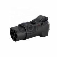 China 10-18A Current Overload Protector Type 2 to AC Adapter Type2 Male Charger for AOTAI EV BLACK for sale