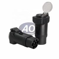 China 10-18A Current Overload Protector Type 2 to AC Adapter Type2 Male Charger for AOTAI EV BLACK for sale