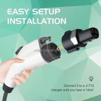 China Tesla EV Charger Adapter J1772 to Tesla Charging Adapter with Carton Outer Packaging for sale