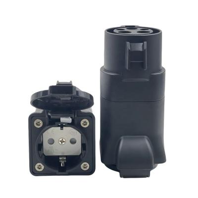 China AOTAI J1772 Type1 to Schuko Adapter 220V EV Charger for E-bike and Electric Motorcycle Versatile Charging Solution for sale
