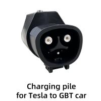 China IP55 Level of Protection E-Mingze EV Quick Charge Adapter 16A EV Car Charging Cable Adaptor Tesla to GB/T EV GBT Car Charger Adapter for sale