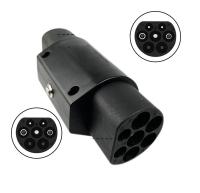 China 32A EV Car Charging Adaptor Type2 to GBT Adapter for Charging Cables Category Shell Material High Flame Retardant PC Fuel for sale