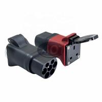 China AOTAI Type2 to UK 3pin Plug Adapter S4L Single Phase Scooter Charger Adapter with High Temperature Resistant PC 220-240V for sale