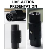 China E-mingze Electric Vehicle Connectors Charging Adapter Type 2 IEC62196 to GBT EV Charger Adapter Converter for GBT Car for sale