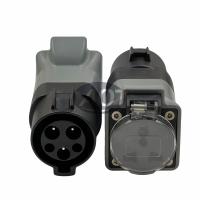 China High Temperature Resistant PC J1772 to NEMA 5-15/5-20 EV Charger Adapter for E-Bike Scooter 240V Outlet 3.5 Kw / 7Kw for sale