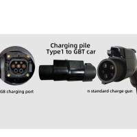 China IP55 Level of Protection E-Mingze EV Charger AC Adapter J1772 to GB/T Car Plug Adaptor Type 2 to GBT Adapter EV Charging Connector Adaptor for sale