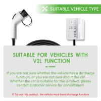 China e-mingze High Efficiency Electric Vehicle Discharge cable Outdoor 16A 3.5KW GBT Portable EV Socket wireless charging device for sale