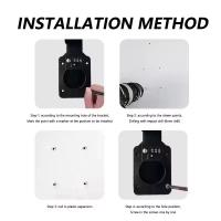 China GBT Dummy Socket Wall Mounted Black J-Hook GBT Cable Holster EV Charging Cable Holder for sale