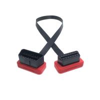 China Extension Cord 12V 9PIN Flat Wire OBD2 OBDII Male to Female Cable for GPS Tracking Applicable Models All car which have OBD socket for sale